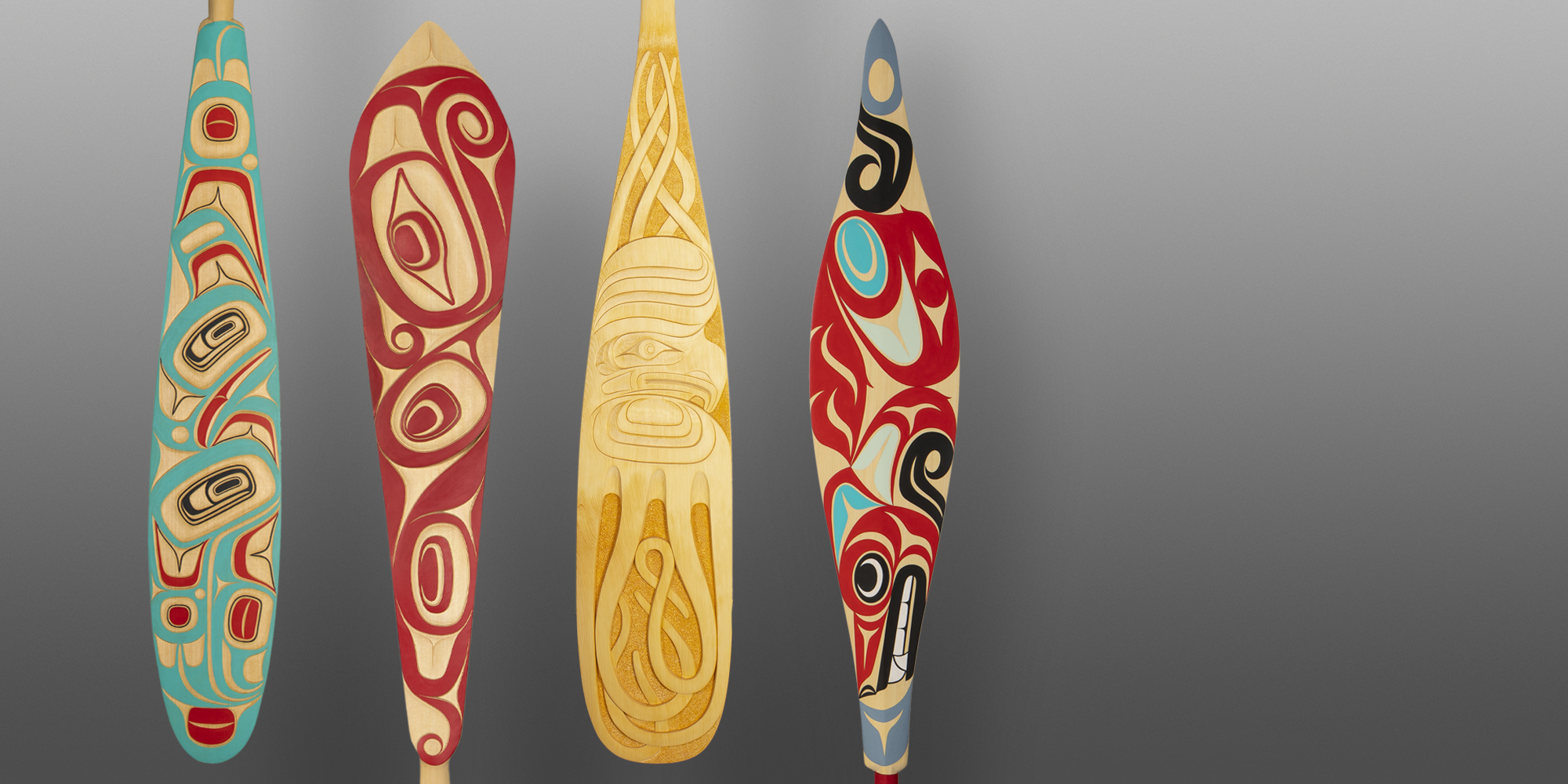A Timeless Journey VI : Paddles - Steinbrueck Native Gallery
