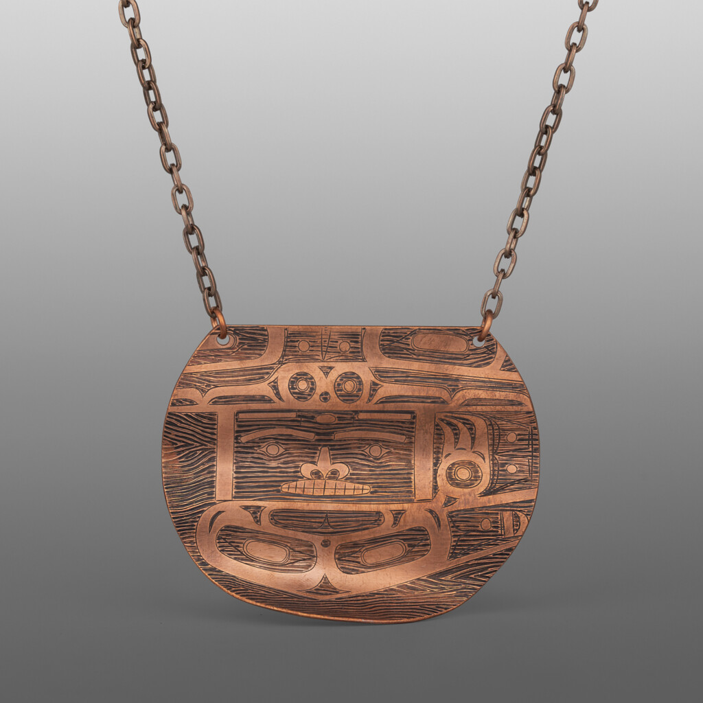 Chilkat Wave PendantJennifer YoungerSold - Steinbrueck Native Gallery